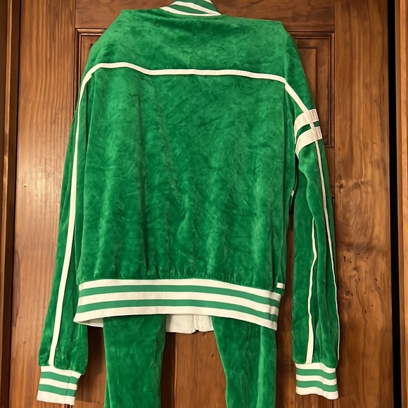 Lrg | Pants & Jumpsuits | Luxirie By Lrg Green Velvet Track Suit | Poshmark